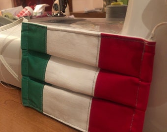 Italian Flag Mask - Etsy