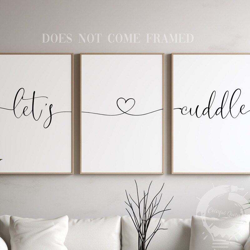 Lets Cuddle Sign - Etsy