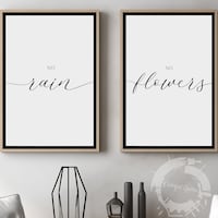 Self Love Floral Vase Wall Art Print, Positive Quote Print, Positive ...