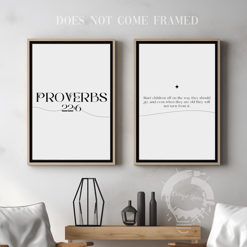Proverbs 22 6 - Etsy