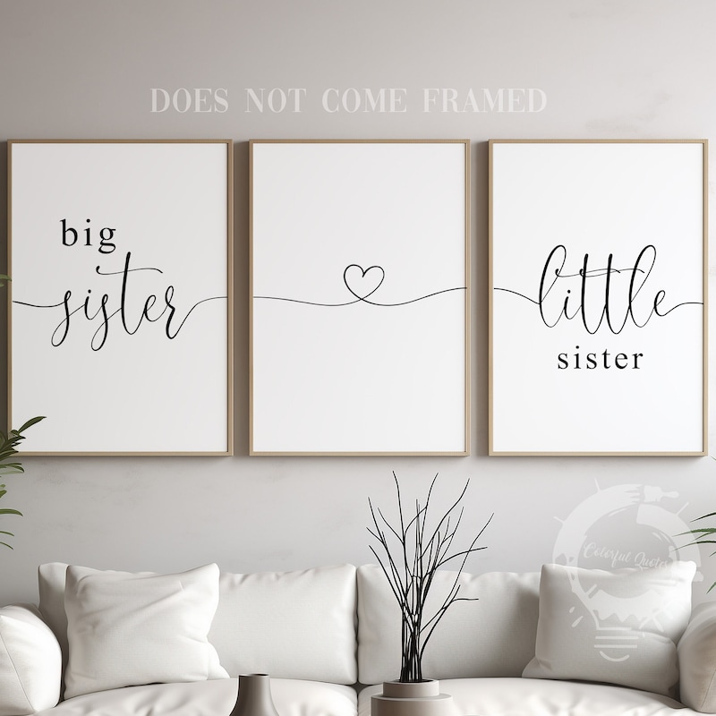 Sisters Wall Decor - Etsy