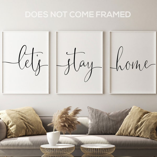 Lets Stay Home - Etsy