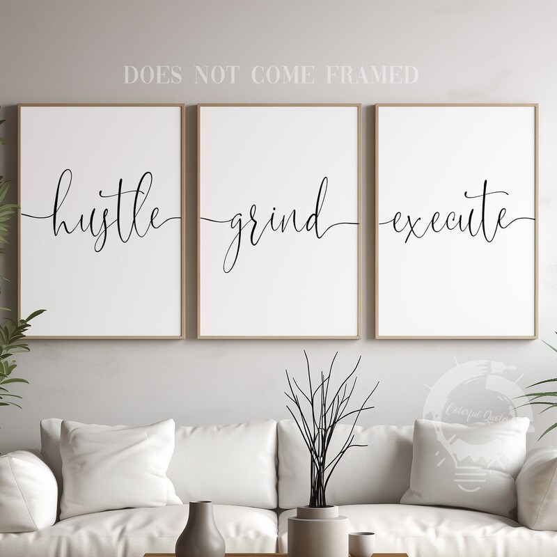 Hustle Poster - Etsy