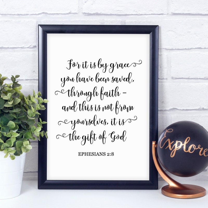 Ephesians 2 8 - Etsy