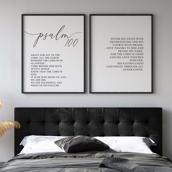 Psalm 100 - Etsy