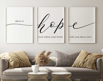 Hope Wall Art | Etsy