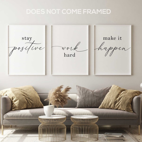 Positive Art Print - Etsy