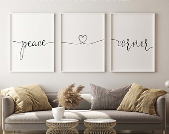 Peace Corner Poster - Etsy