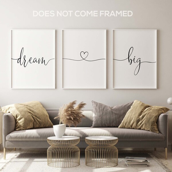 Dream Big Canvas - Etsy