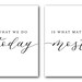 What We Do Today is What Matters Most Set of 2 Poster Prints - Etsy