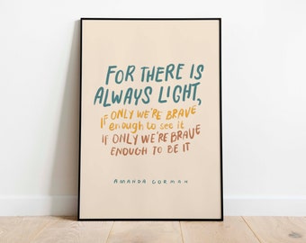 Amanda Gorman Print | Etsy