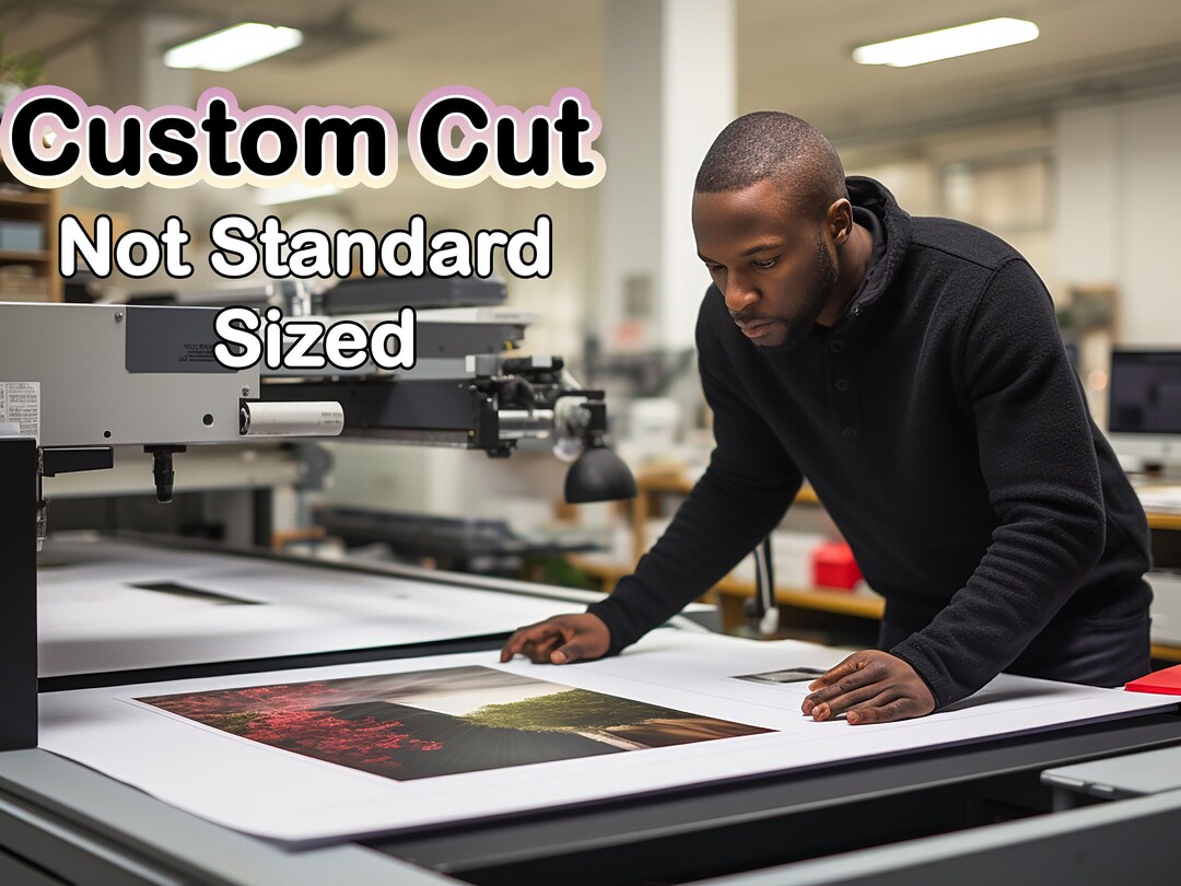Custom Cut Fee, Any Size Poster Add-on - Etsy