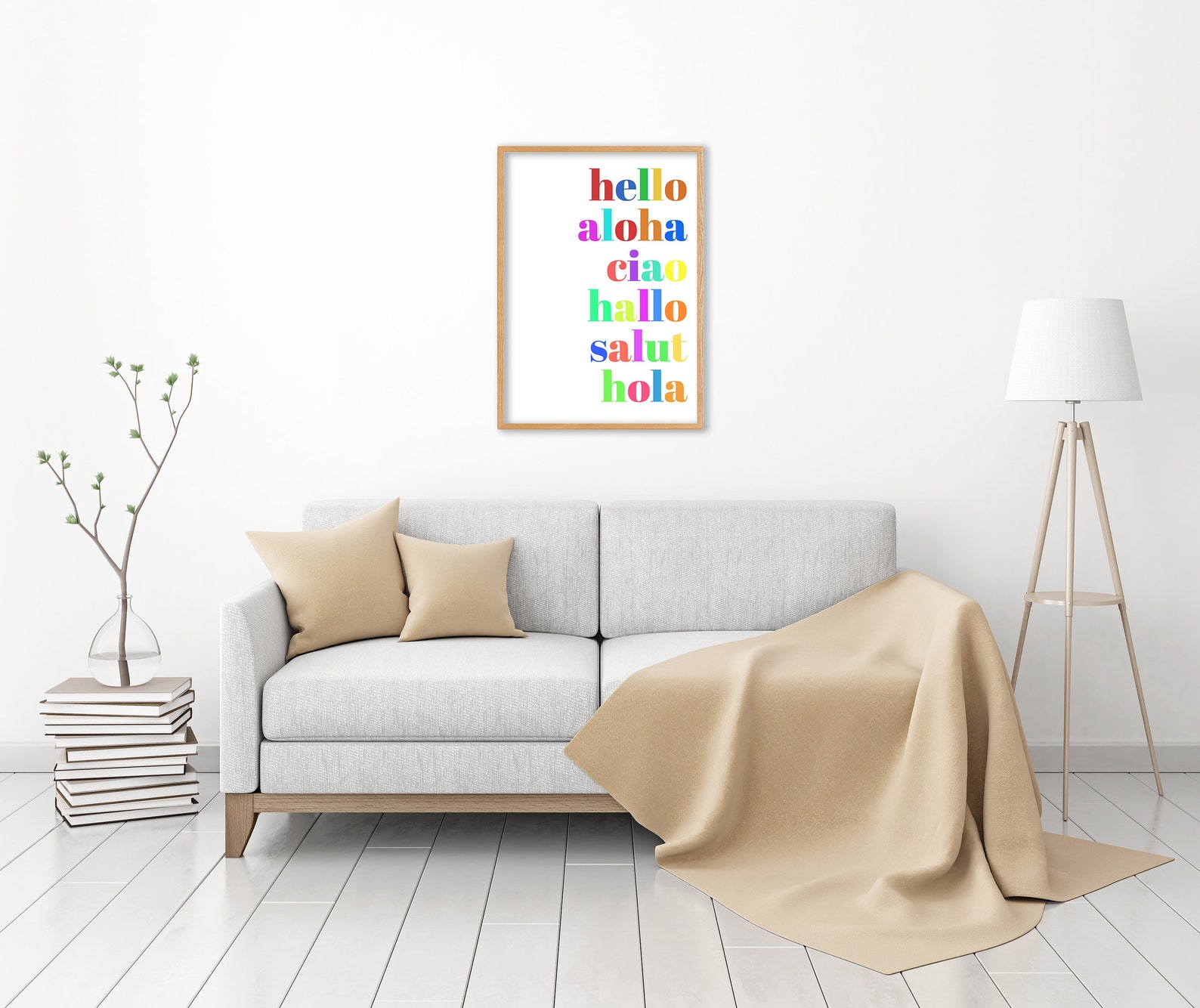 Hello in Different Languages Poster Home Decor Classroom | Etsy