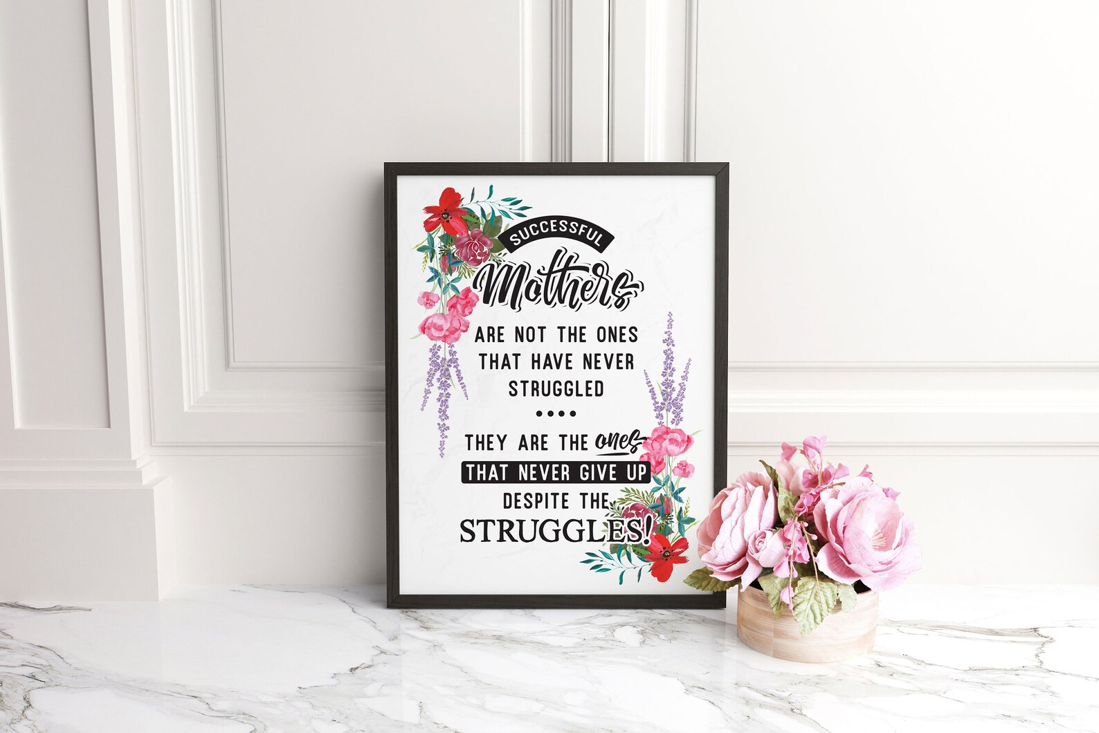 Successful Mothers Gifts For Mom Mother's Day Home Wall | Etsy