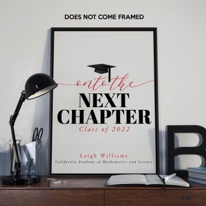 On to the Next Chapter, Graduation Gifts, Personalized, Customized Text ...