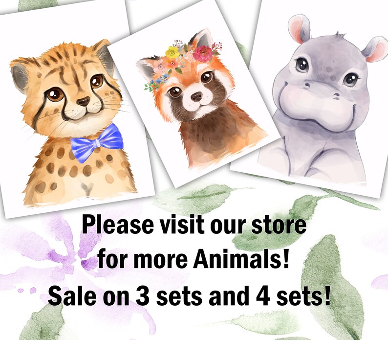 Baby Red Panda Cub Nursery Wall Decor Baby Animal Poster | Etsy