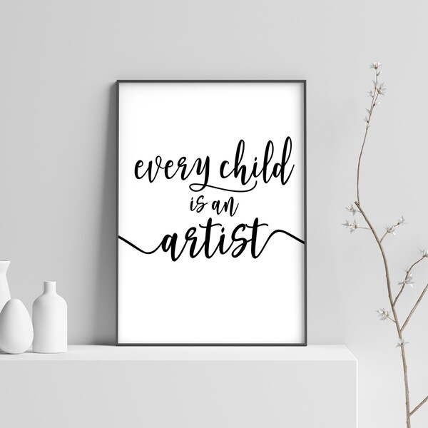 Every Child is an Artist - Etsy