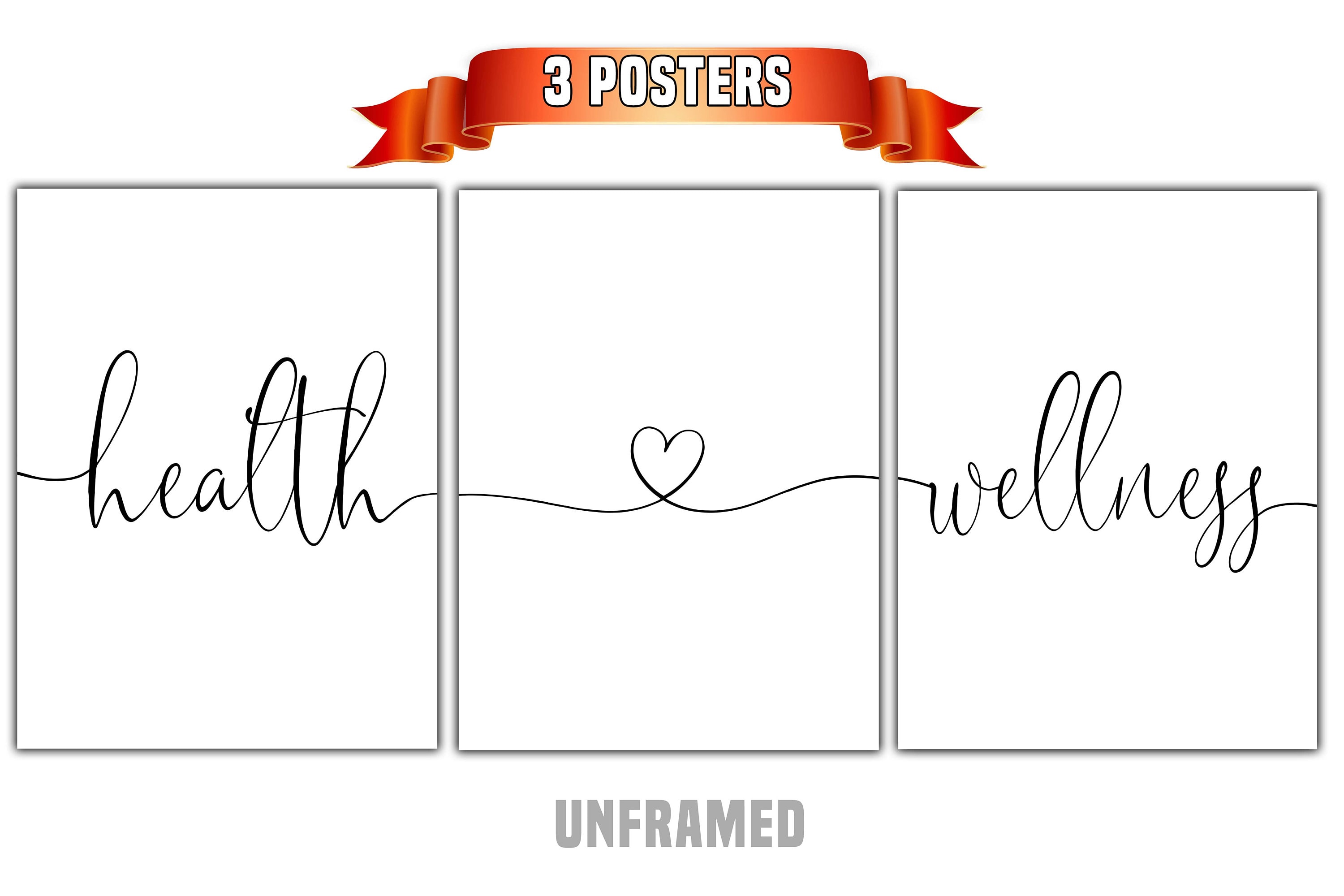 Health and Wellness Wall Art Inspirational Wall Art Health - Etsy