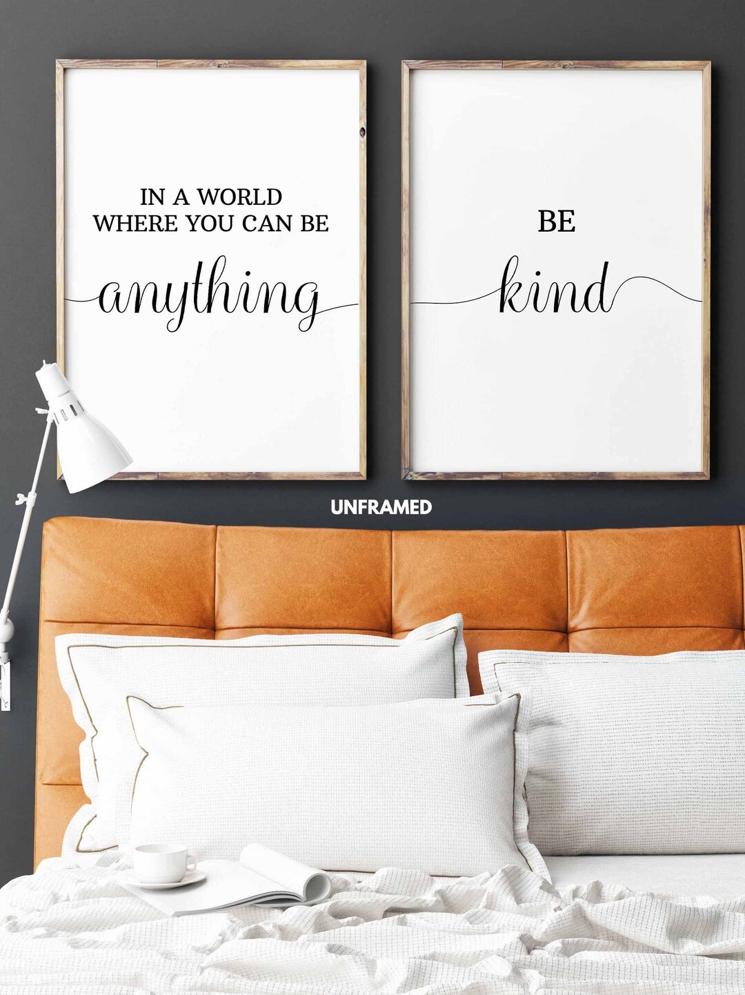 Be Kind, Motivational/inspirational Quote, Set of 2 Poster Prints, Home ...