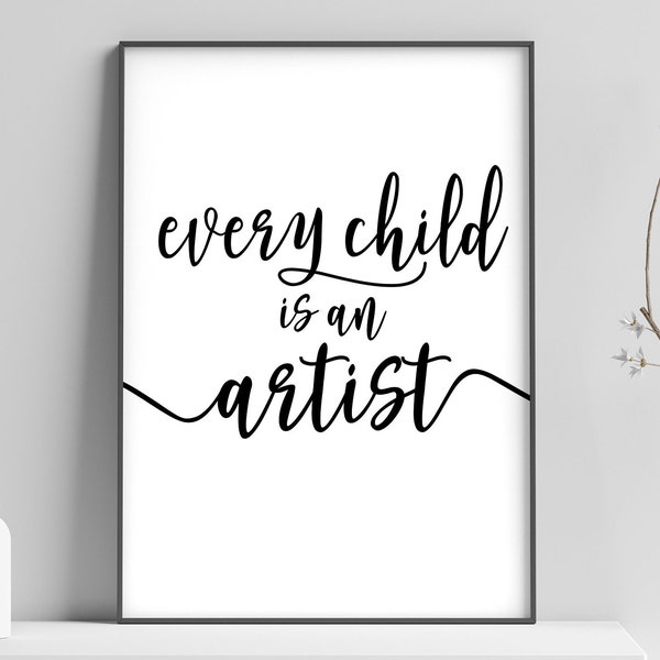 Every Child is an Artist - Etsy