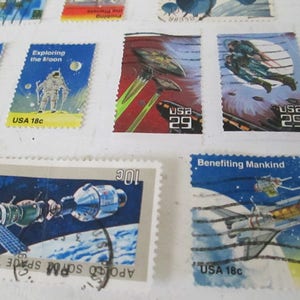 Space Stamp Collection Vintage Commemorative Stamps - Etsy