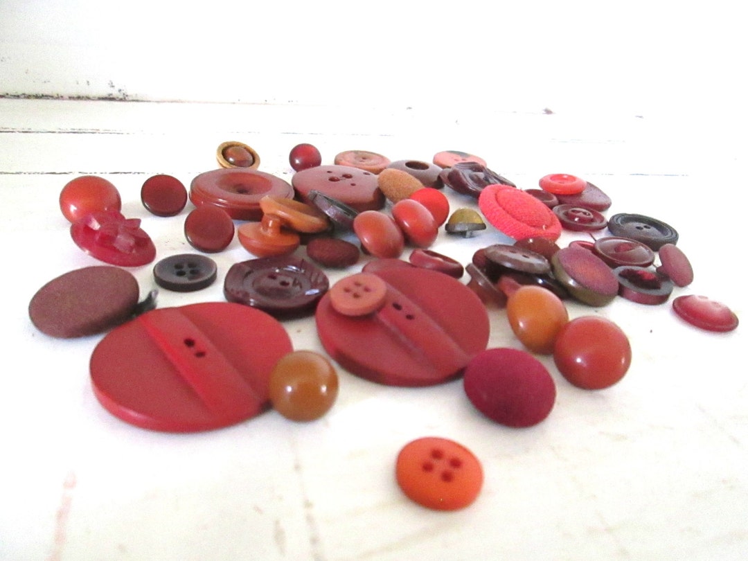 Marsala Wine Buttons Vintage Buttons Sewing Supplies - Etsy