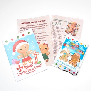 Adopt a Gingerbread Holiday Friend Gift for Kids Gingerbread Activities ...