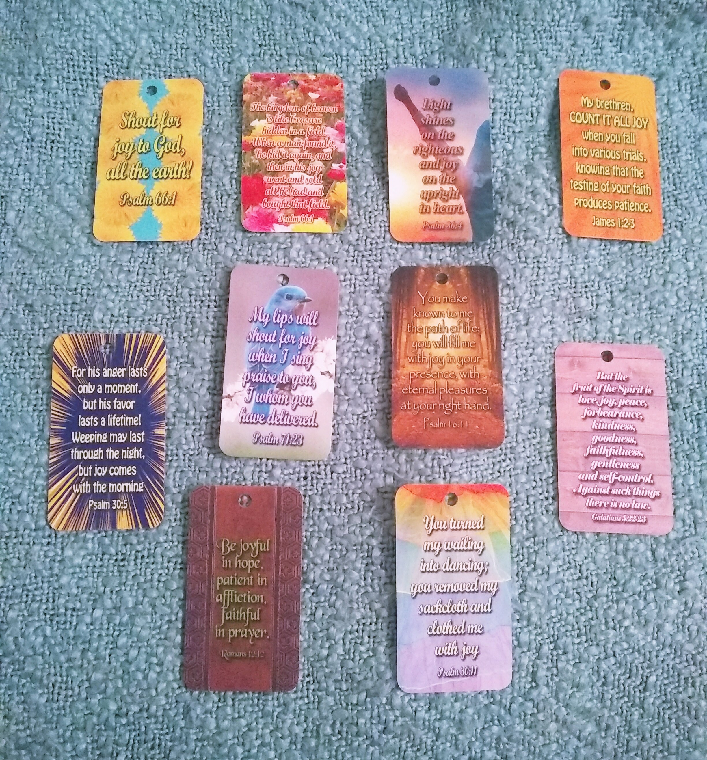Joy Scripture Cards, Reversible Cards, Refresh Your Joy, Scripture ...