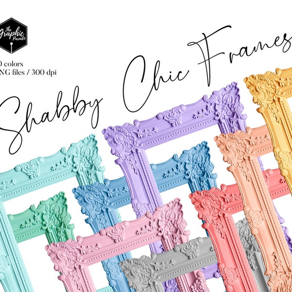 Shabby Chic Frame - Etsy