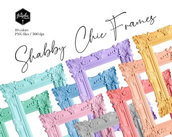 Shabby Chic Frame - Etsy