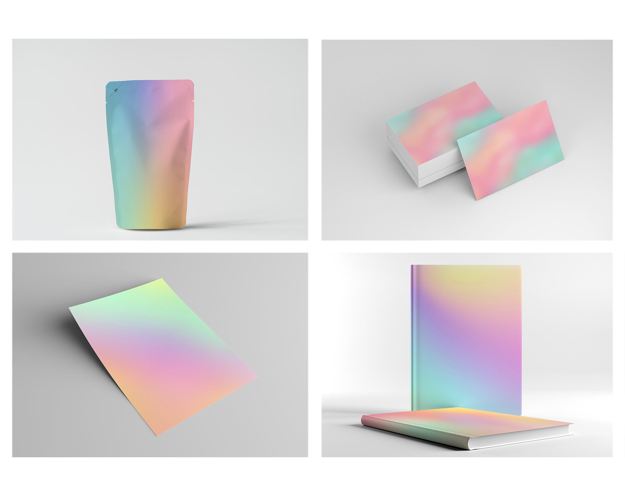 50 Color Gradients Digital Backgrounds - Etsy