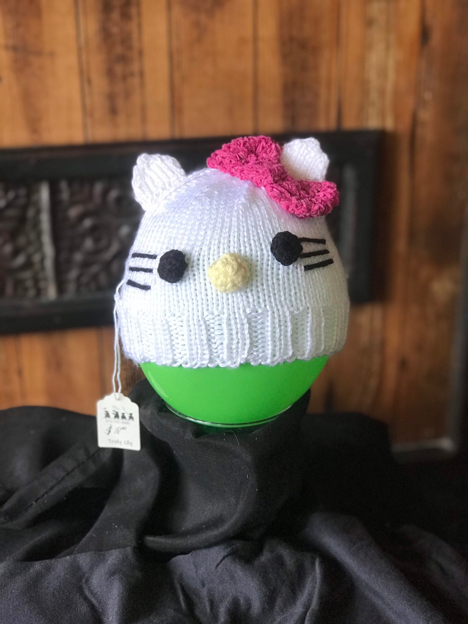 Hello Kitten Hat. Say Hello Kitty to This Hand Knitted Sweet - Etsy