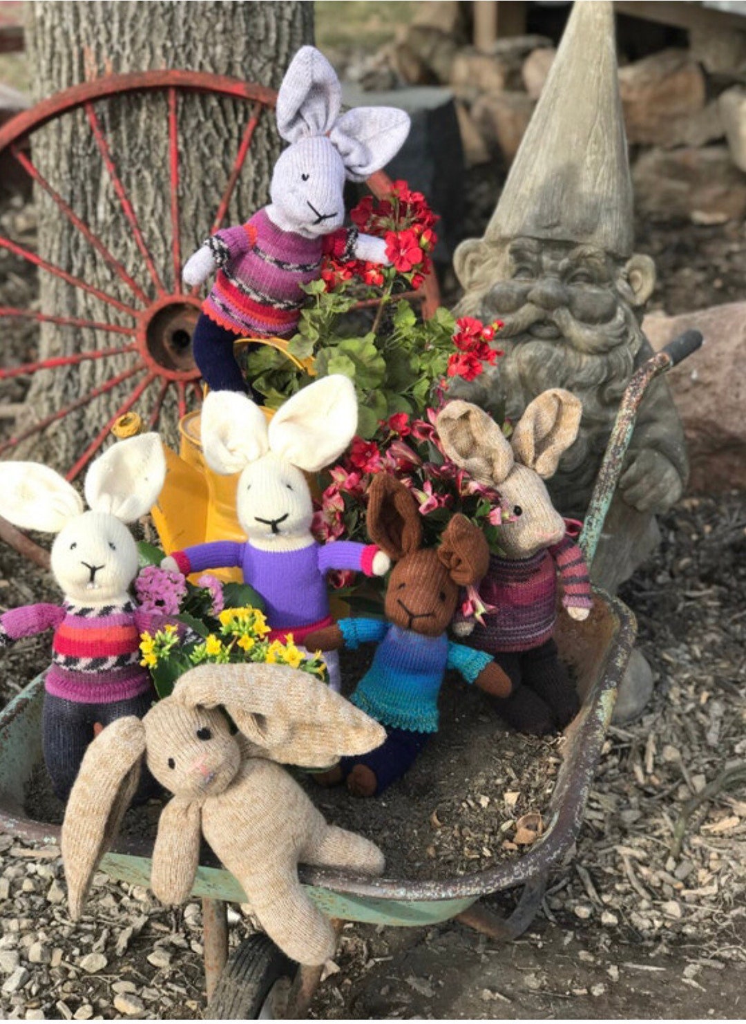 Bunny Rabbit Easter Bunny Stuffed Rabbit Peter Cottontail Handmade ...