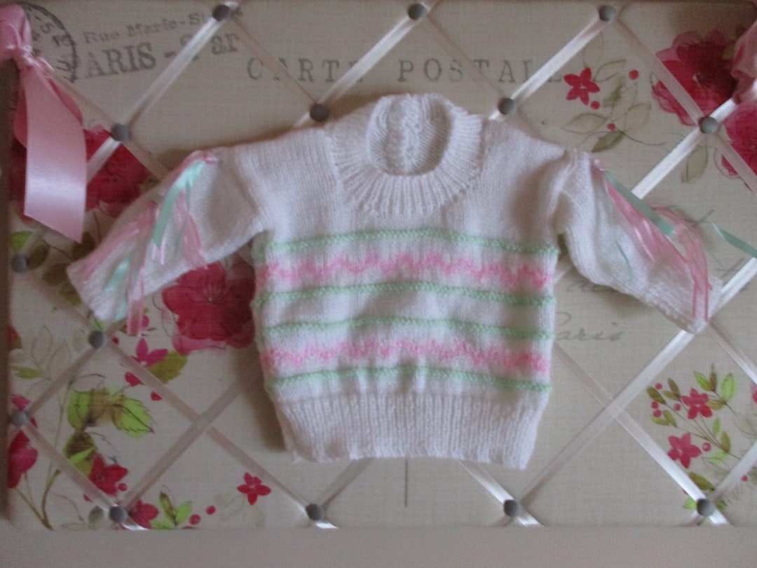 Baby Jumper Knitting Pattern - Etsy