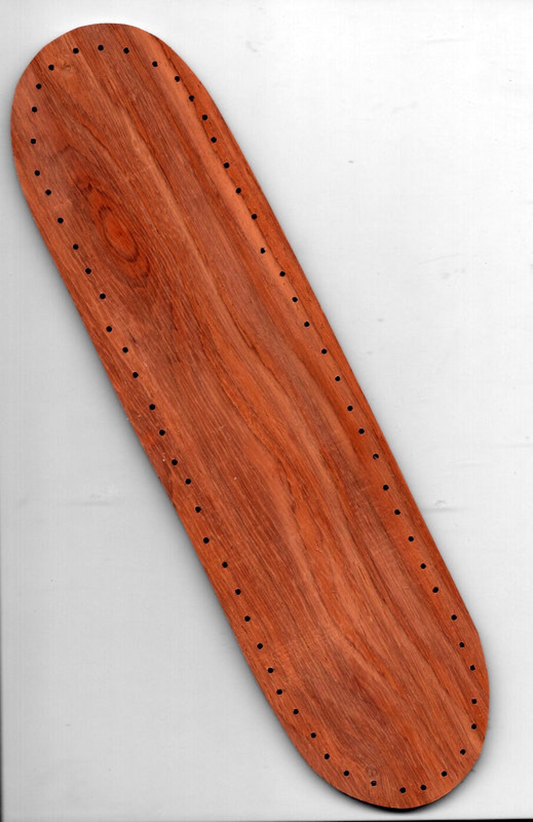 PINE NEEDLE BASE - Solid Wood Oval --- 3" in Width X 11" in Length ...