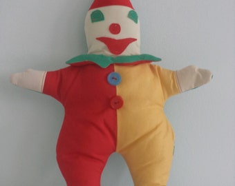 Stuffed clown | Etsy