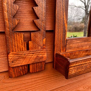 Cabin Mirror, Rustic Shutter Mirror, Rustic Mirror, Western Decor,lodge ...