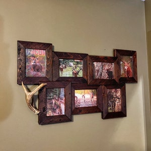 Multi Photo Collage, Photo Collage Frame,rustic Decor,western Decor ...