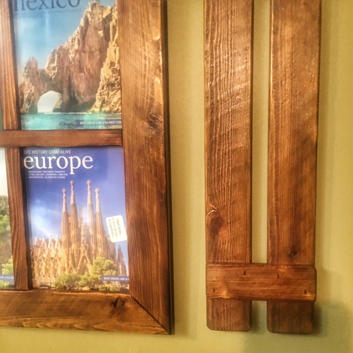 Shutter Frame Farmhouse Decor Rustic Shutter Framebeach - Etsy