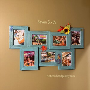 5x7 Collage Frame, Under the Sea Frame, Photo Collage Frame, Beach ...