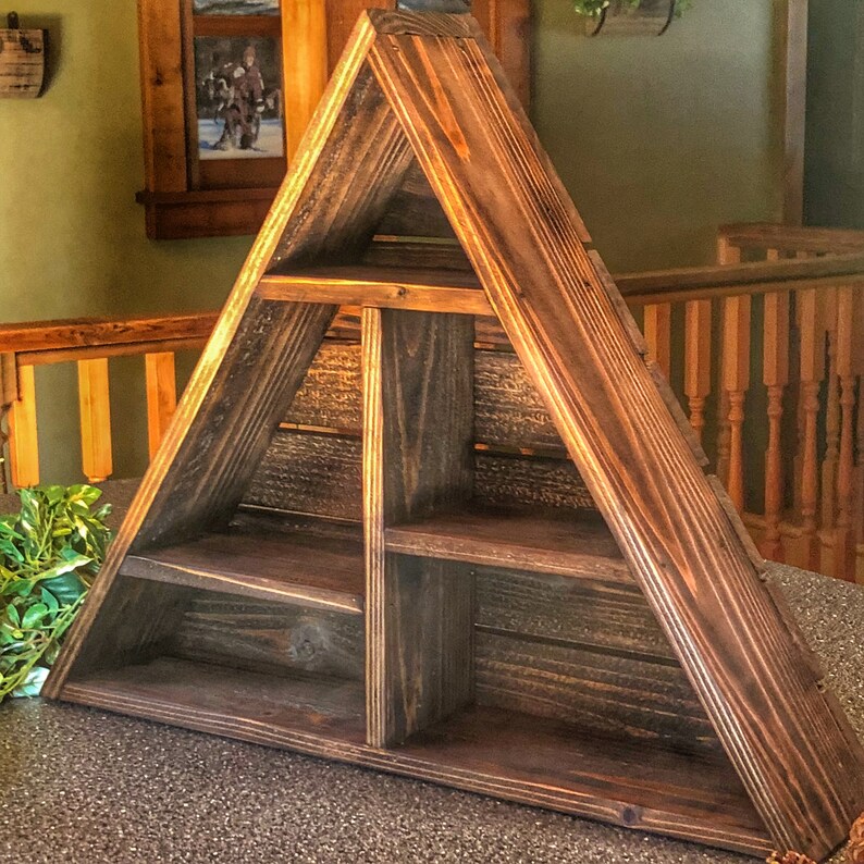 Crystal Display Shelf Crystal Shelf Crystal Stand Triangle - Etsy