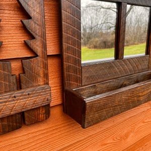 Cabin Mirror, Rustic Shutter Mirror, Rustic Mirror, Western Decor,lodge ...