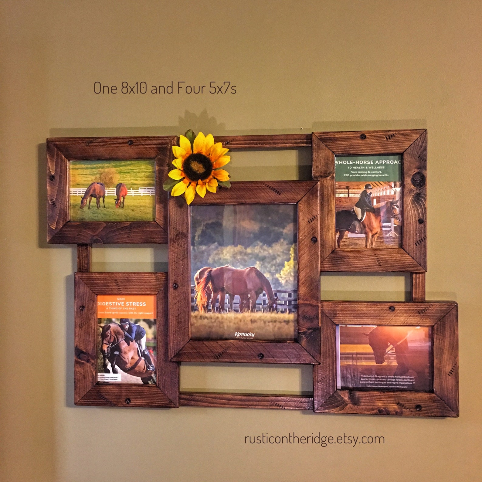 Photo Frame Collage Picture Frame Collagerustic | Etsy