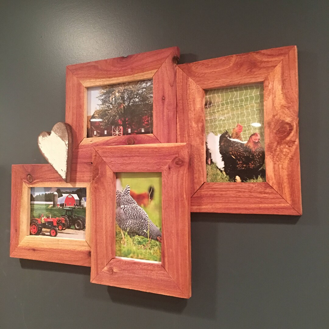Barnwood Collage Frame, Frame Collage, Rustic Farmhouse Decor,frame ...