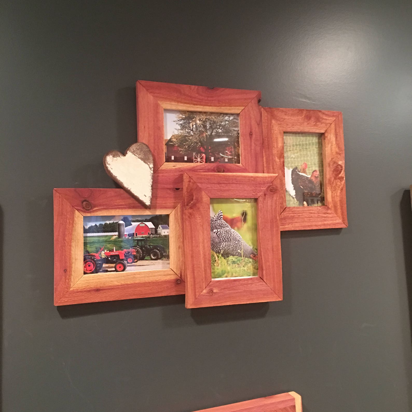 Barnwood Collage Frame Frame Collage Rustic Farmhouse | Etsy