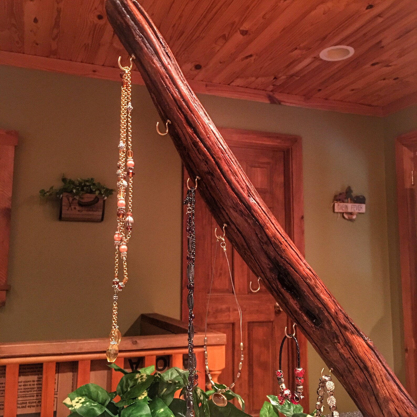 Jewelry Display Jewelry Stand Rustic Jewelry Display - Etsy