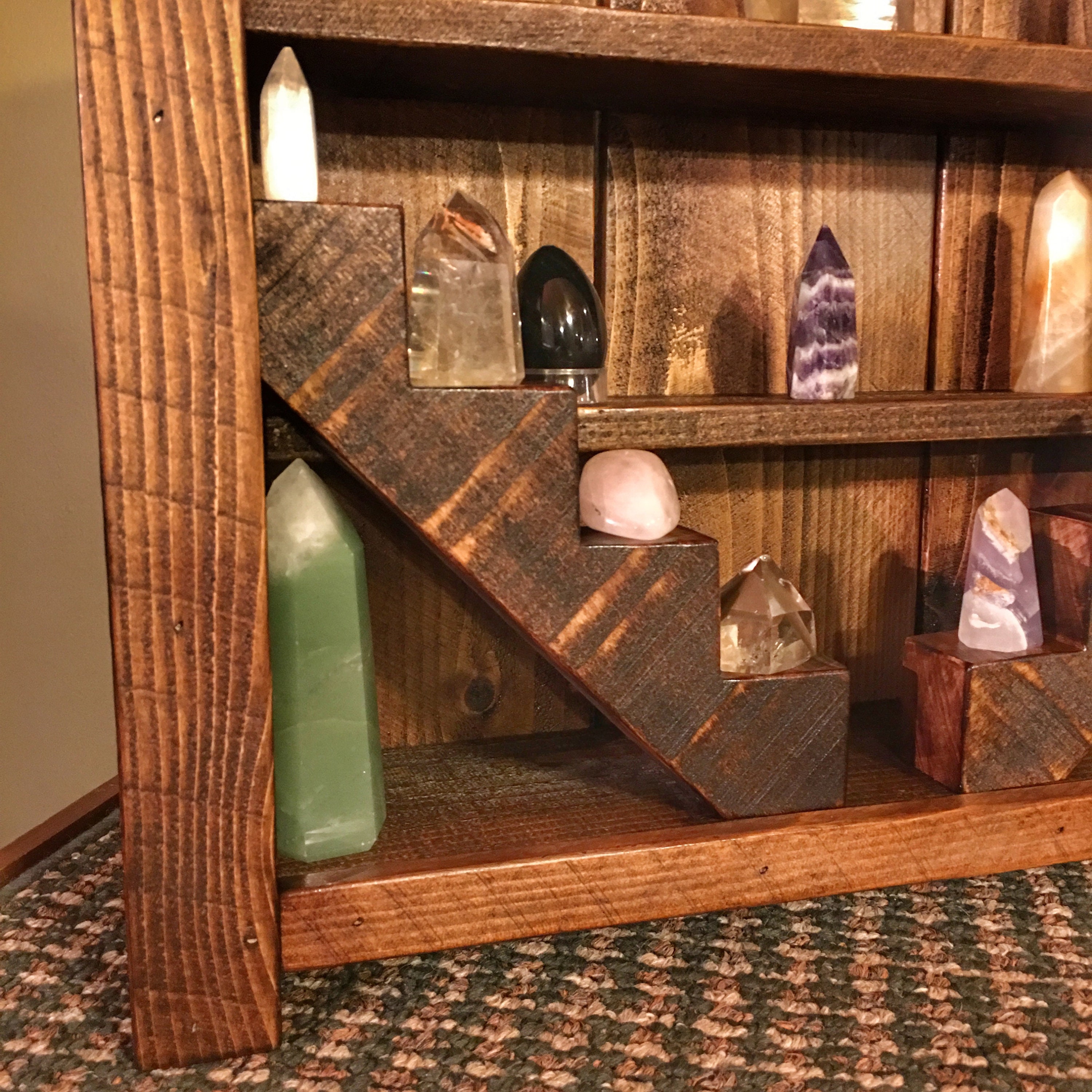 Crystal Display Shelf Crystal Shelf Crystal Stand Oil | Etsy