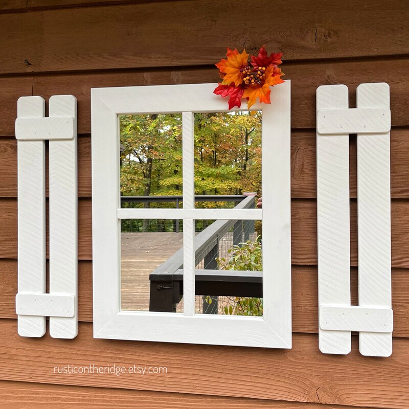 Faux Wood Shutters - Etsy