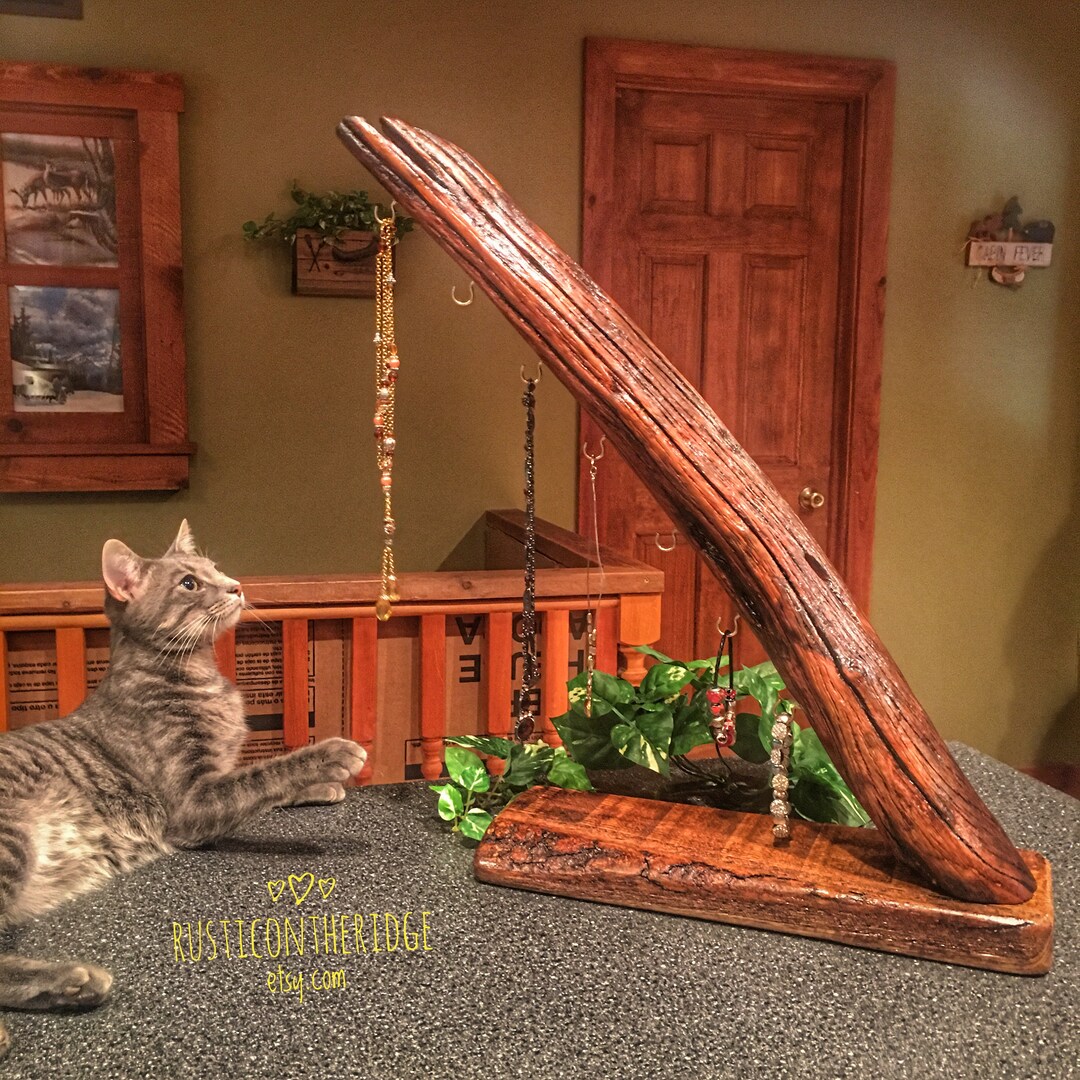Jewelry Display Jewelry Stand Rustic Jewelry Display - Etsy