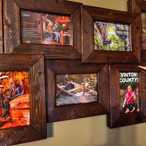 Multi Photo Collage, Photo Collage Frame,rustic Decor,western Decor ...